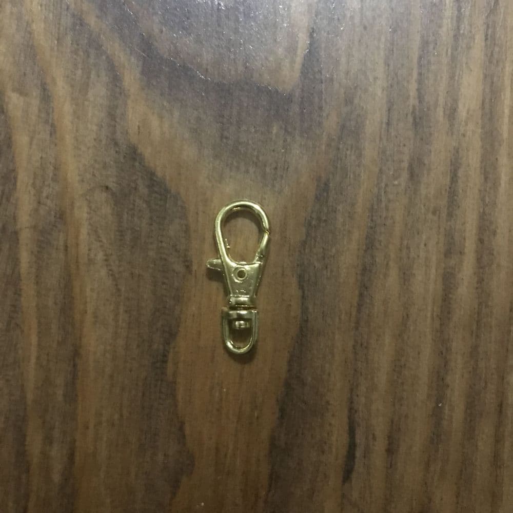Swivel Clip Small Gilt