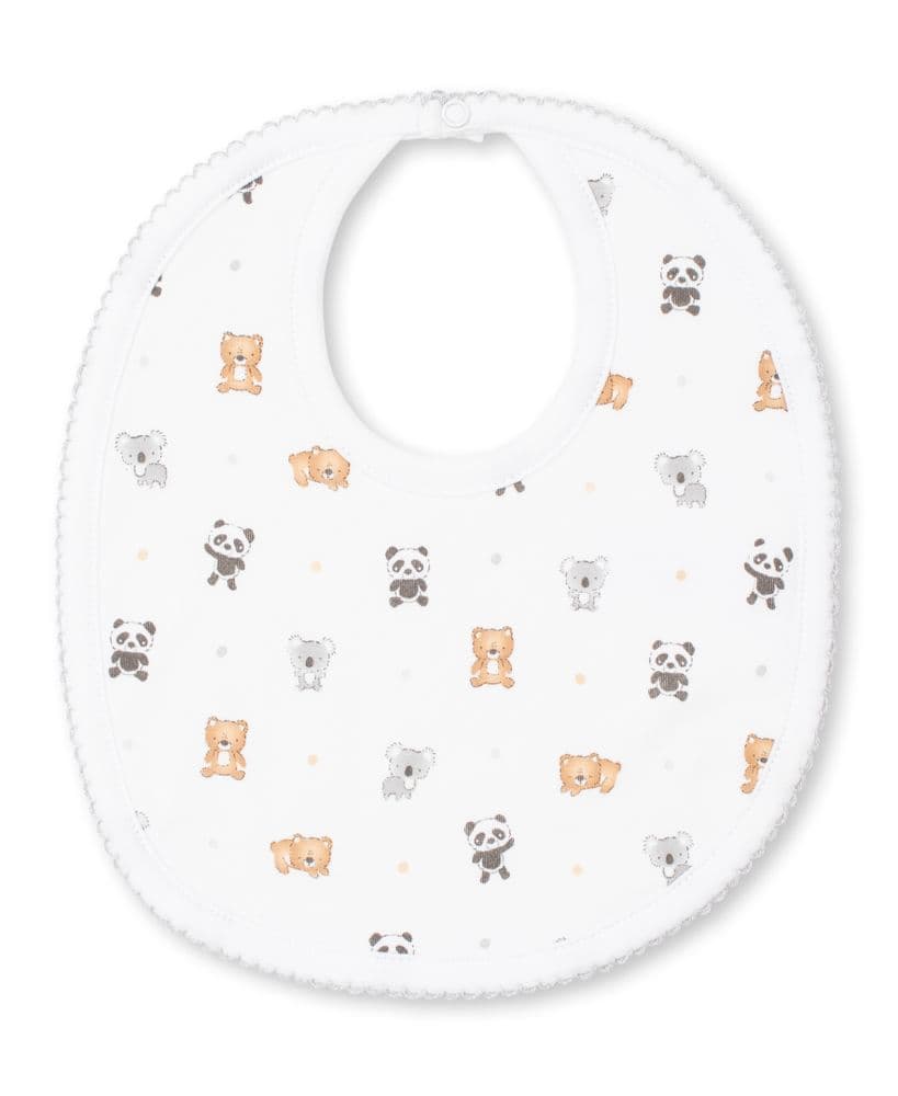 Kissy Kissy - Bear Bedlam Print Bib