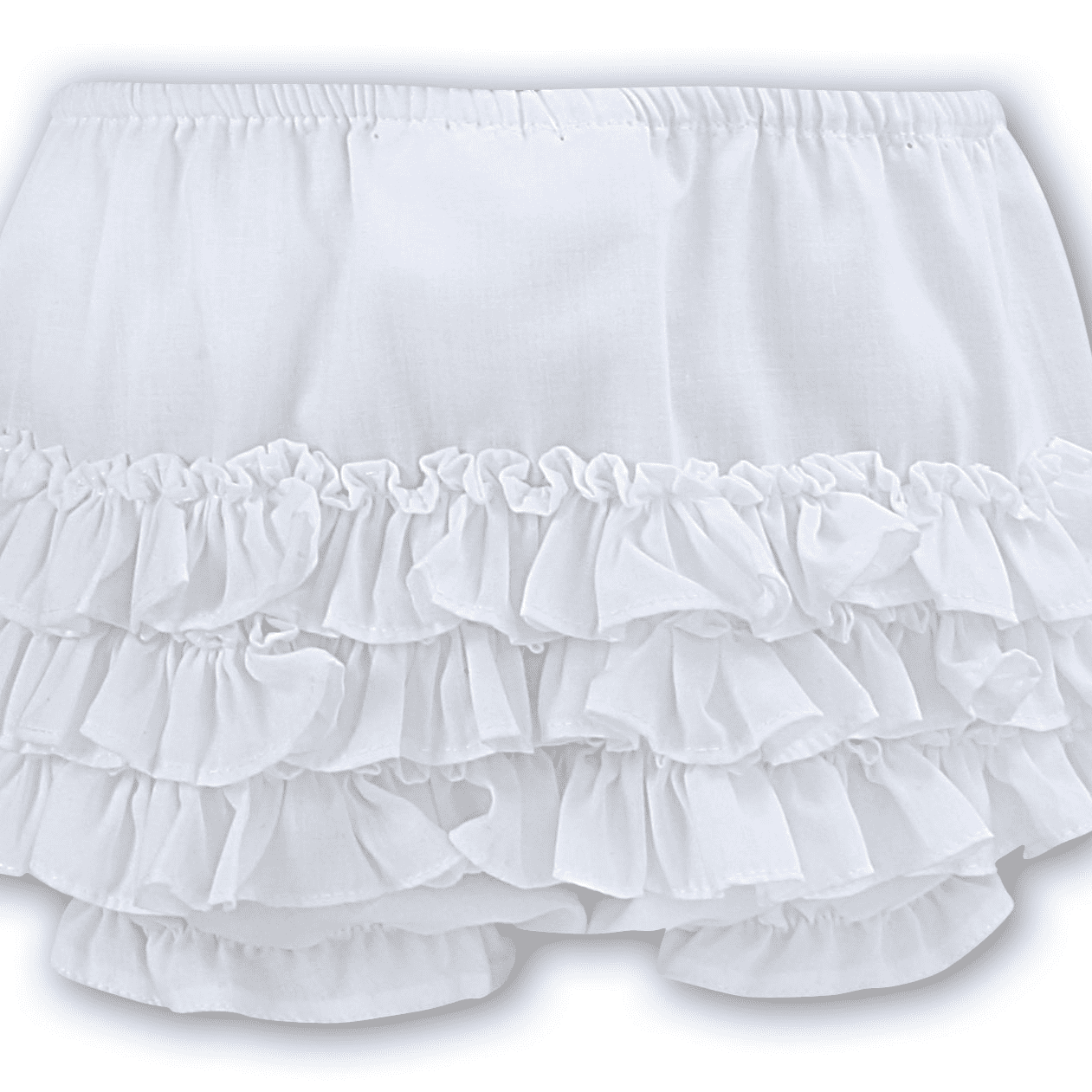 Sarah Louise - White Frilly Knickers