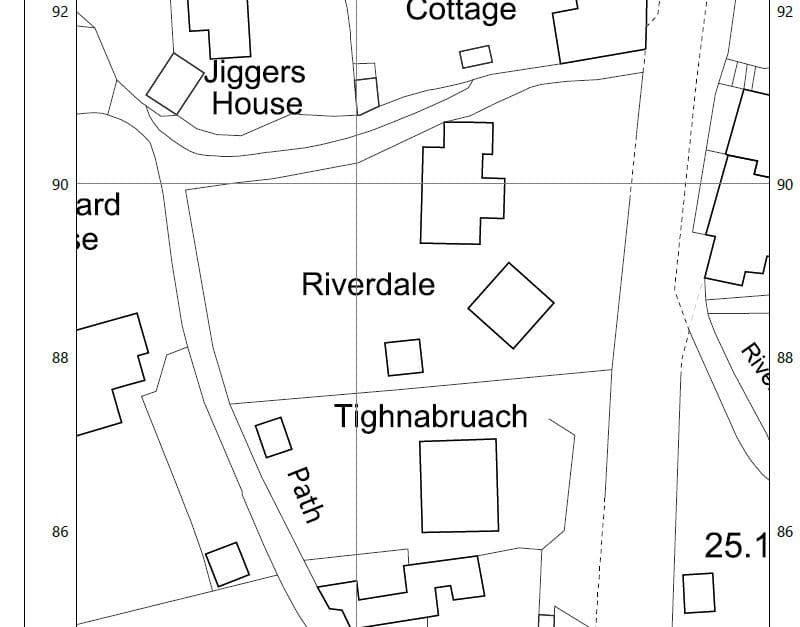 1 500 Ordnance Survey A4 Sitemap "Block Plan"