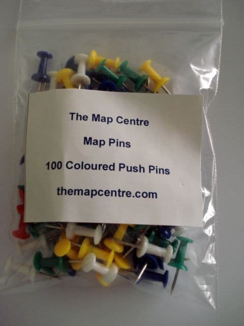 100 Map Pins
