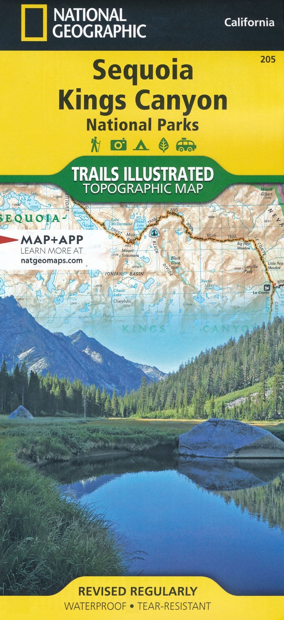 Sequoia National Park Map