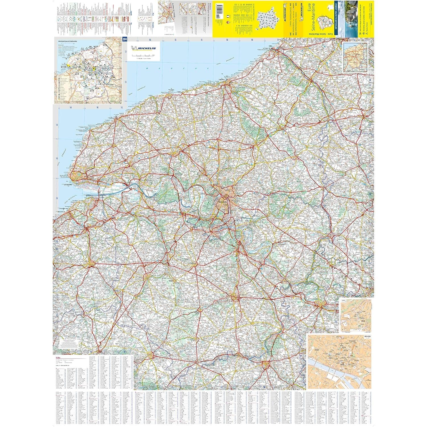 304 Eure Seine-Maritime - Michelin Local Map