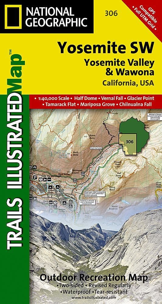 Yosemite Valley Topographic Map Yosemite Nation Park Topographic Map
