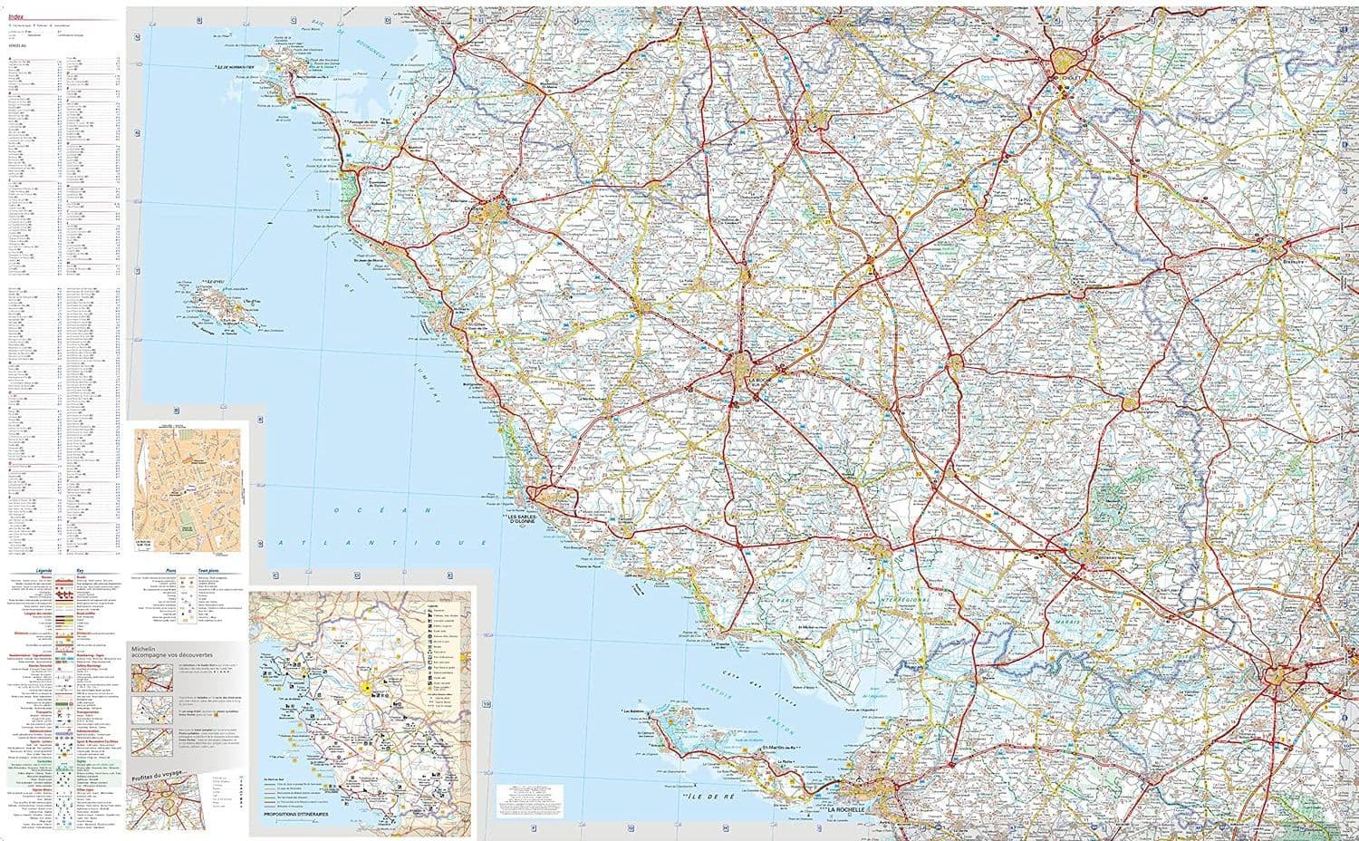 Michelin Map Vendee France France South East Michelin National Map