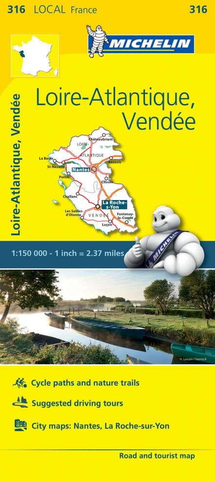 Michelin France Local Maps 1:150,000 - Latest Editions