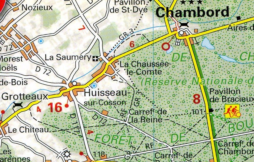 318 Loiret Loir-et-Cher - Michelin Local Map