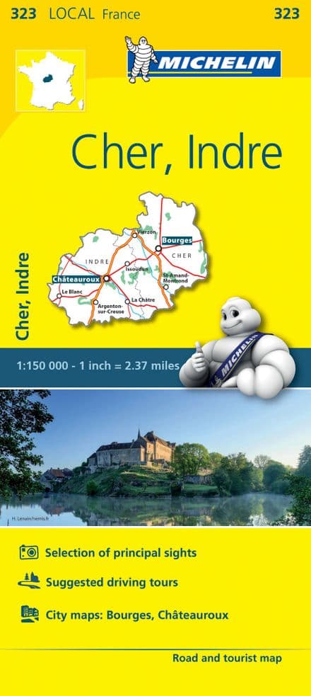 Michelin France Local Maps 1:150,000 - Latest Editions
