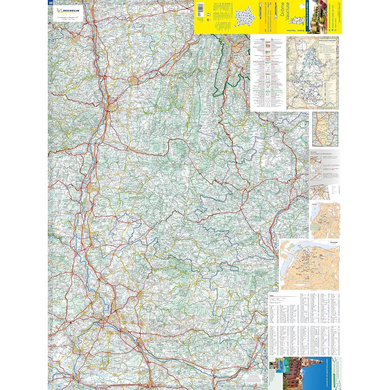 332 Drome Vaucluse - Michelin Local Map
