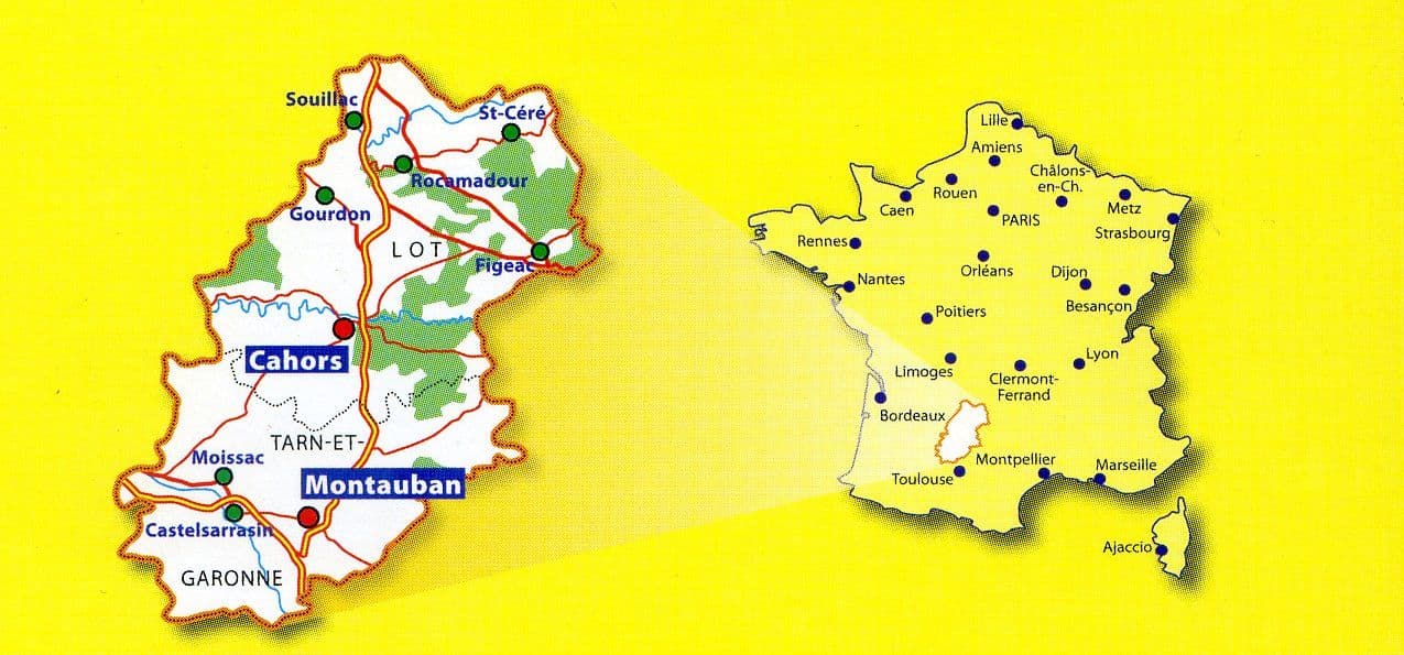 337 Lot Tarn-et-Garonne - Michelin Local Map