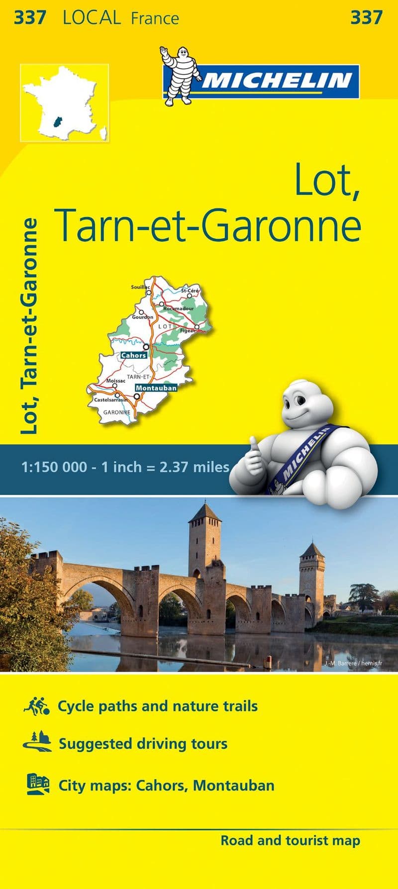 337 Lot Tarn-et-Garonne - Michelin Local Map