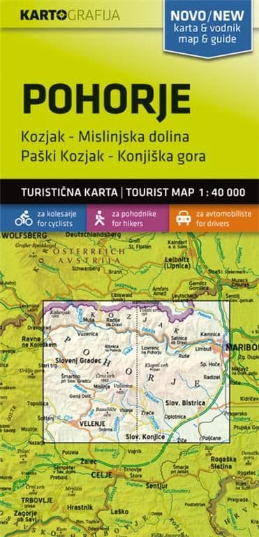 5 - Pohorje - Tourist Map - KartoGrafija