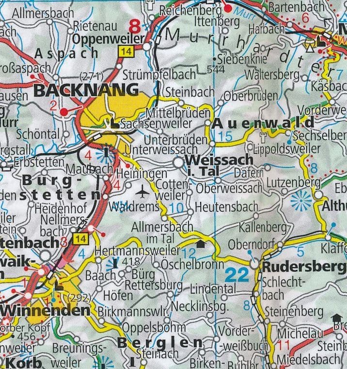 Black Forest Germany Map