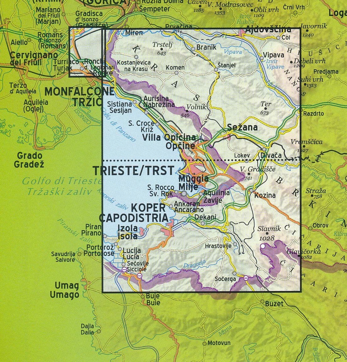 9 - Primorska - Tourist Map - KartoGrafija