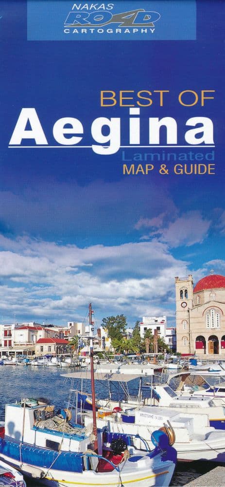 Aegina Best Of - Island Map - Road Editions