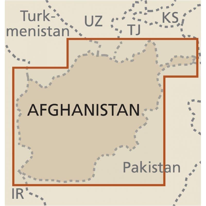 Afghanistan - Road Map - Reise