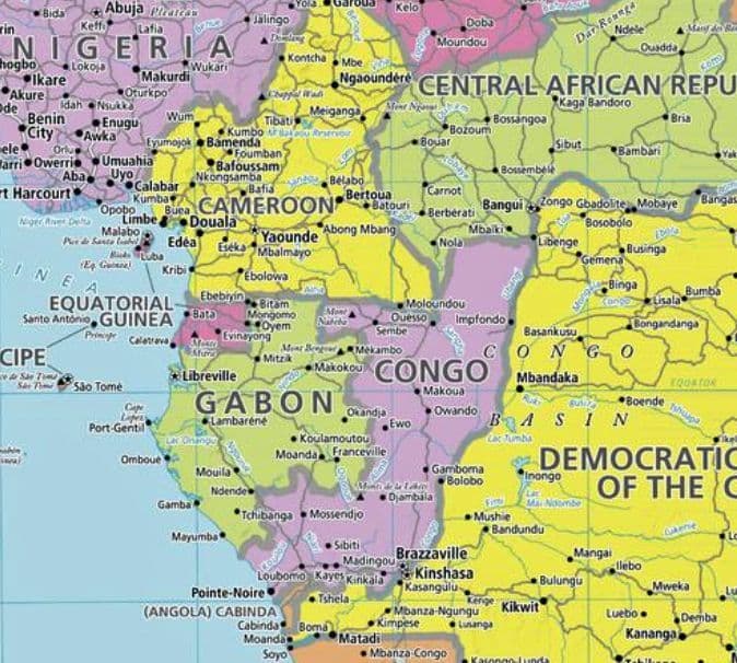 Africa Wall Map - Compact - Map Sherpa