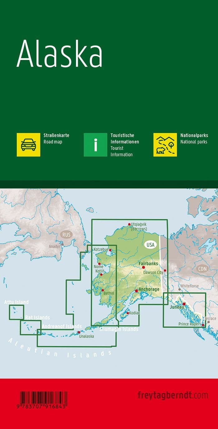 Alaska Road Map - F&B