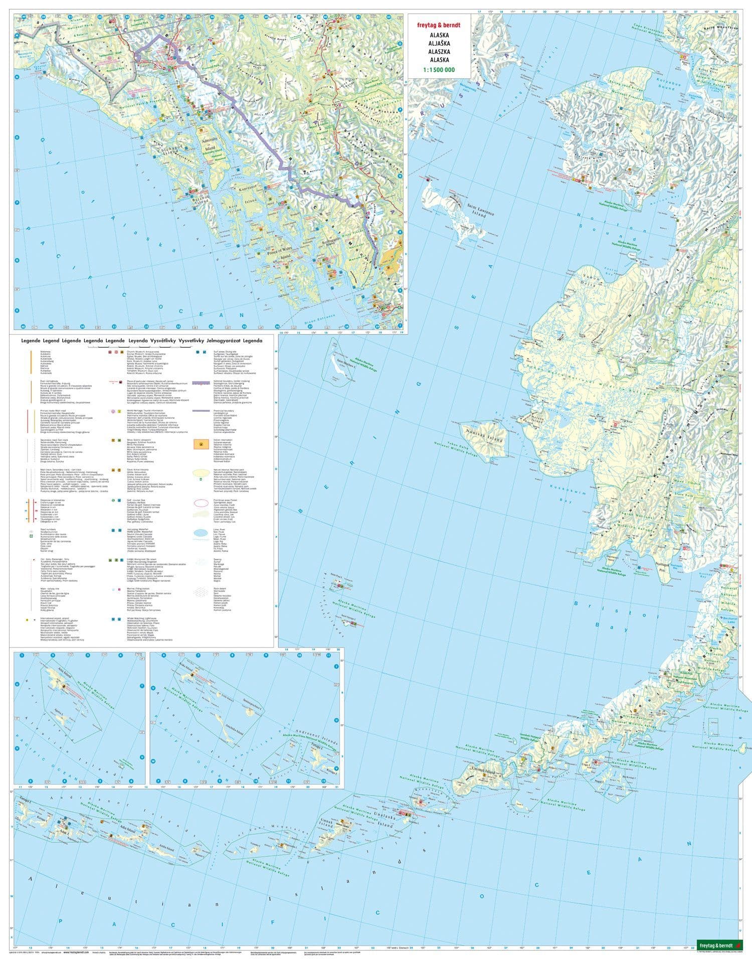 Alaska Road Map - F&B
