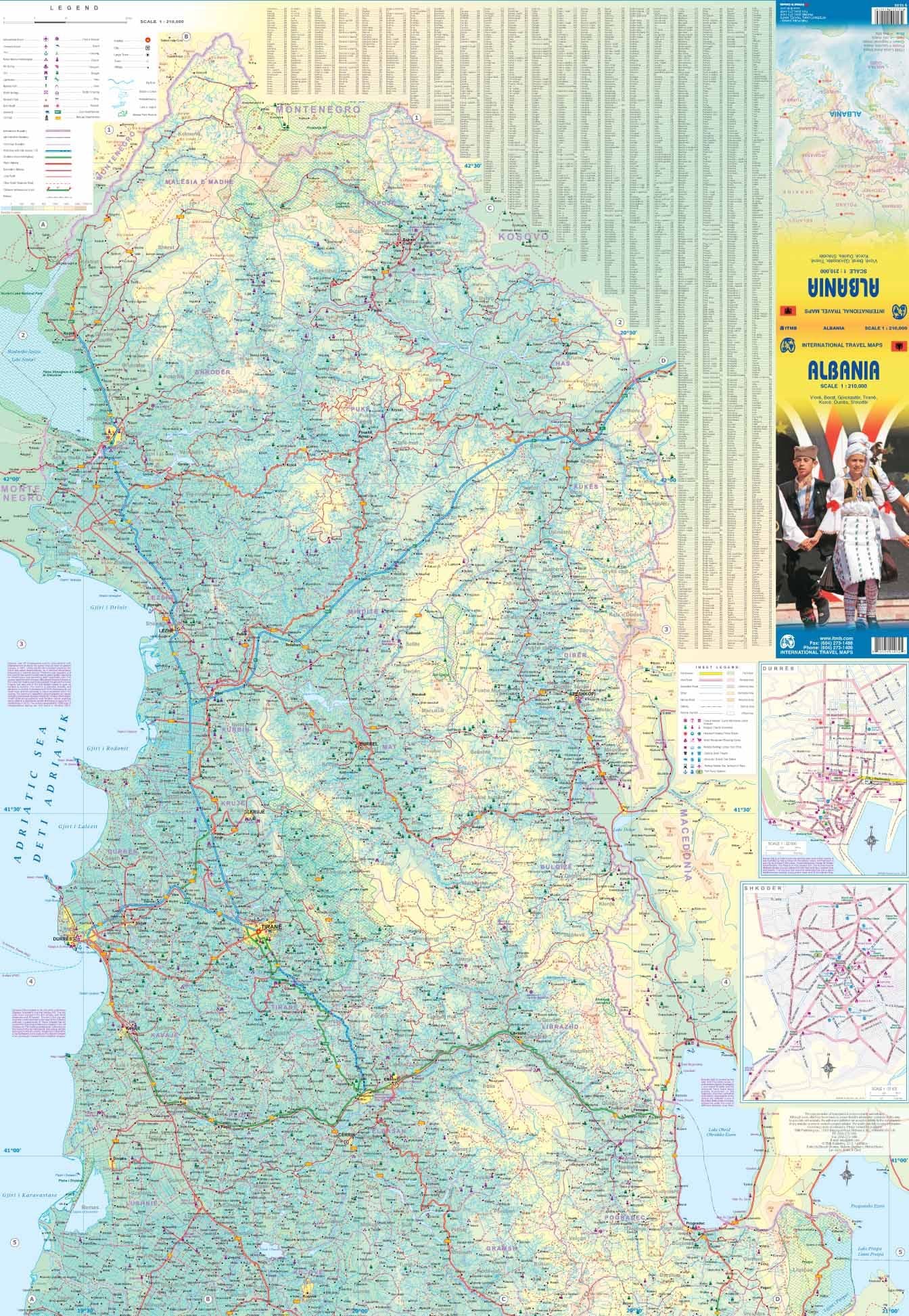Albania - Travel Map - ITM