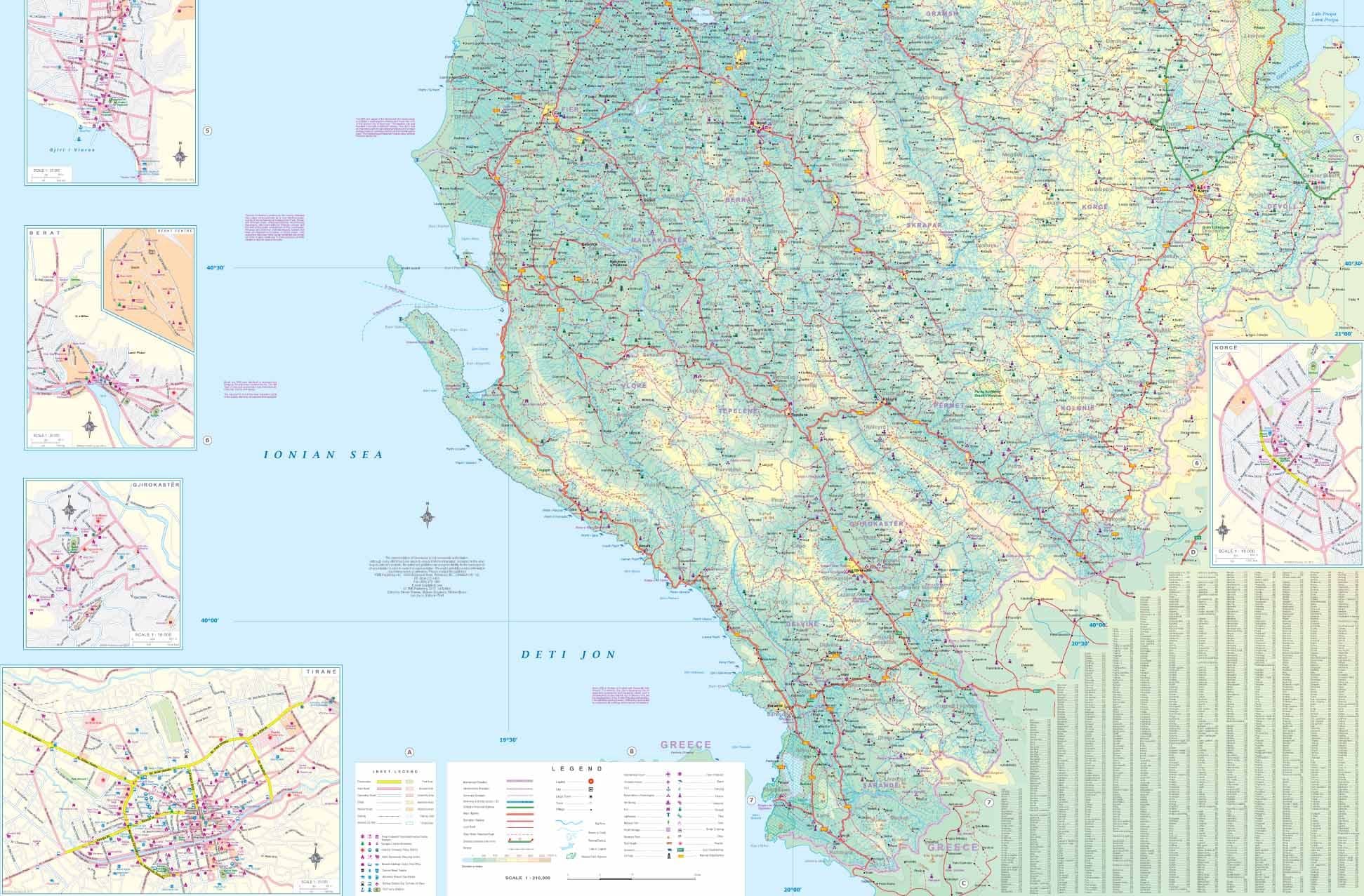 Albania - Travel Map - ITM