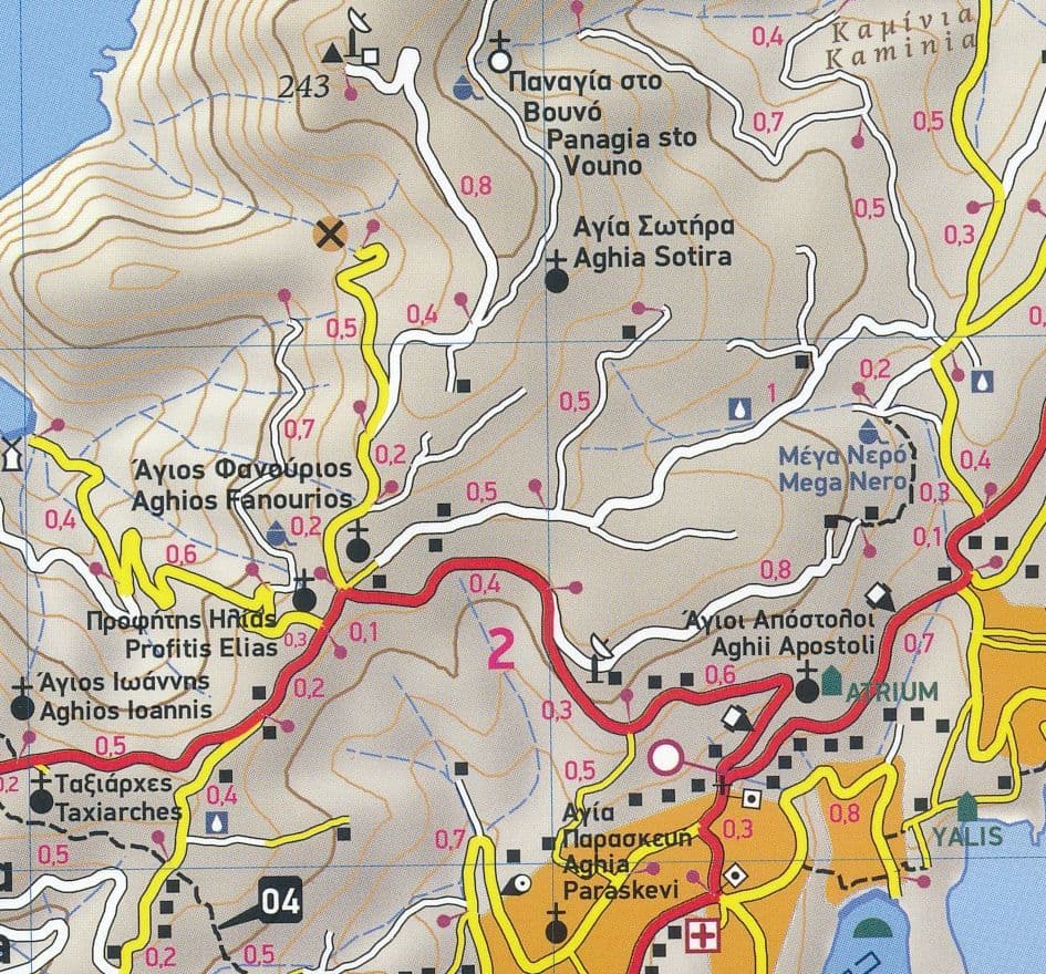 Alonissos - Terrain Maps - 1 25 000