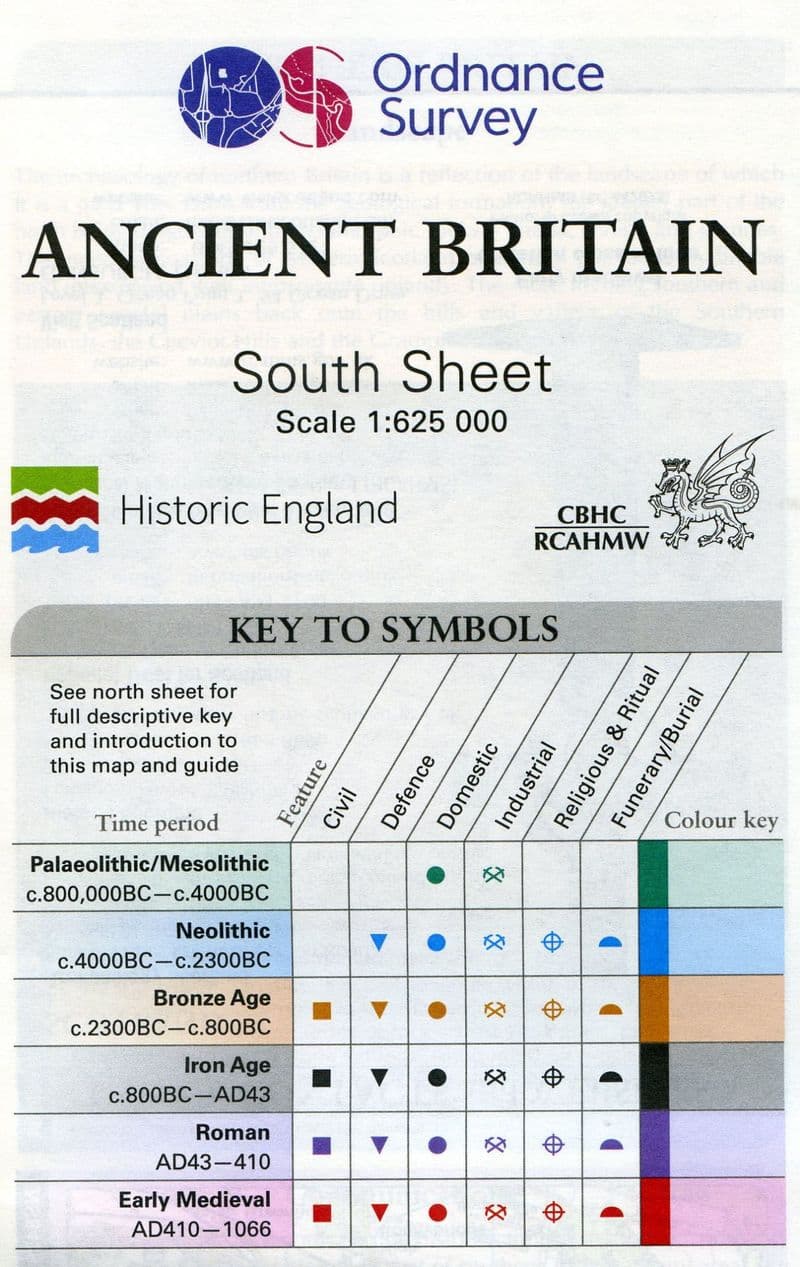 Ancient Britain Ordnance Survey Historical Map