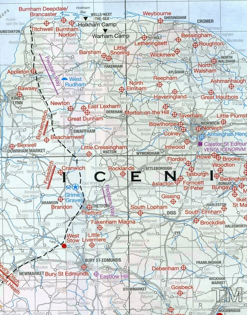 Ancient Britain Ordnance Survey Historical Map