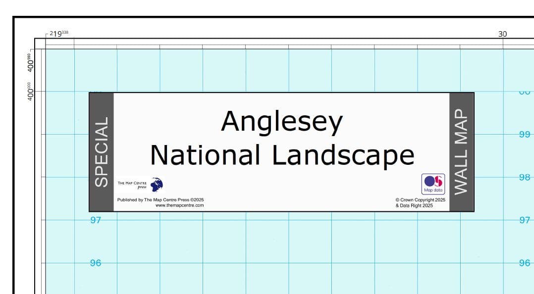 Anglesey - National Landscape - Wall Map - 2025