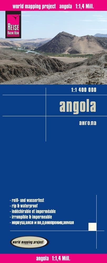 Angola Road Map - Reise Maps