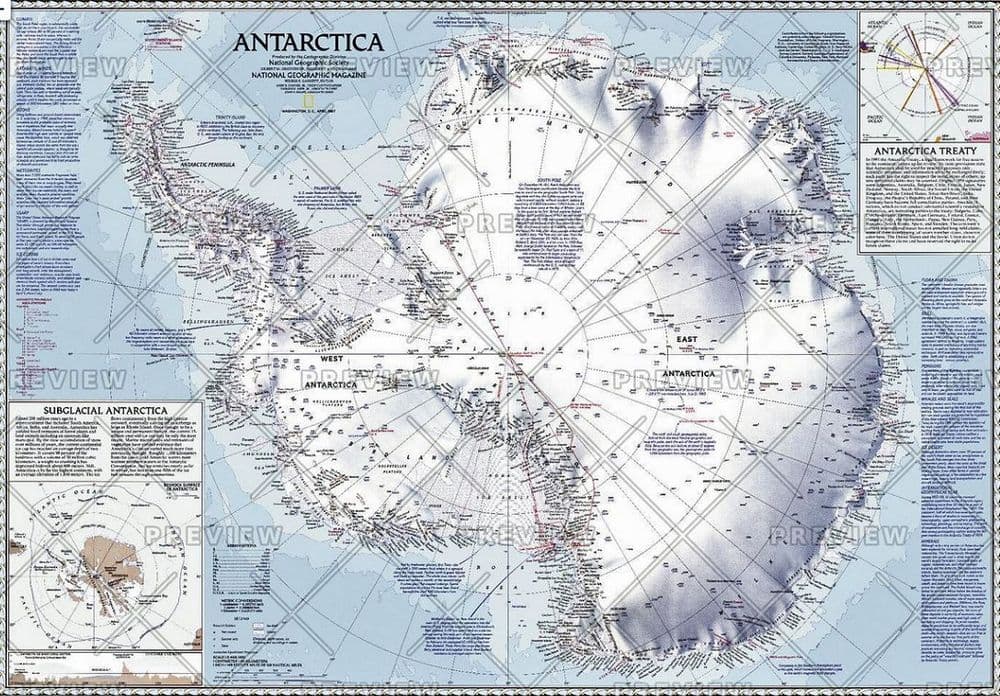 Antarctica - Published 1987 by National Geographic