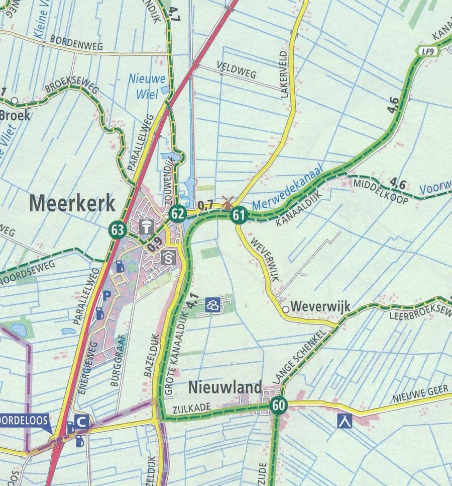 ANWB Cycling Map 26 Zuid-Holland East 1 66 666