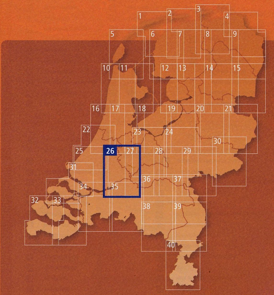 ANWB Cycling Map 26 Zuid-Holland East 1 66 666