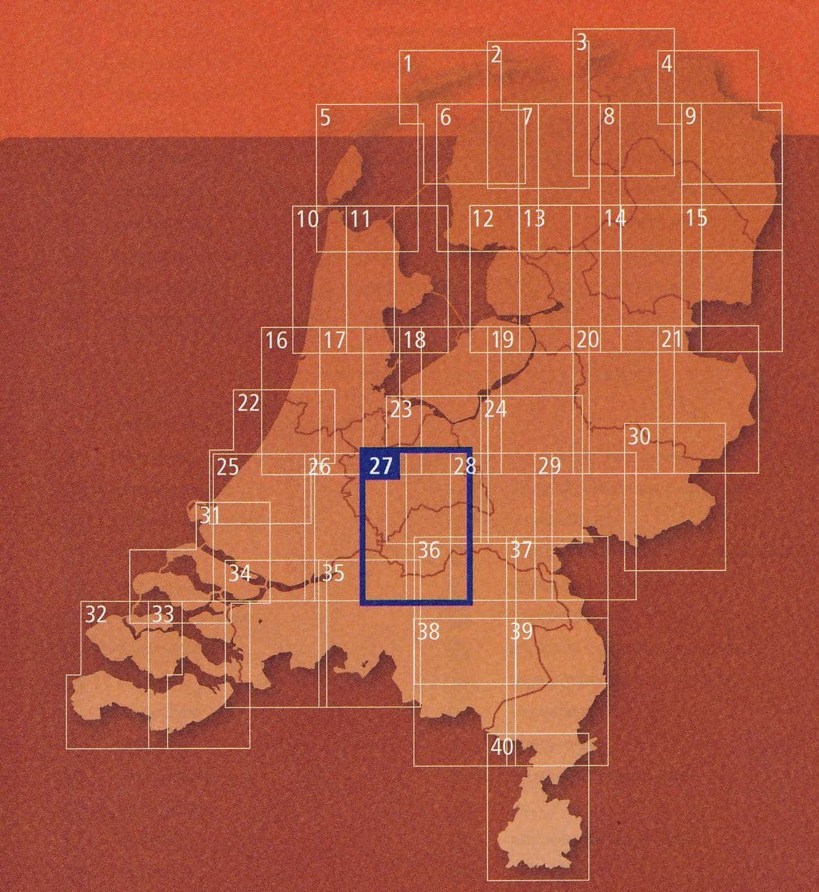 ANWB Cycling Map 27 Rivierengebied Central 1 66 666