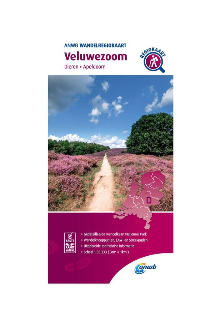 ANWB Walking Map - Veluwezoom - 1 33 333 - 102