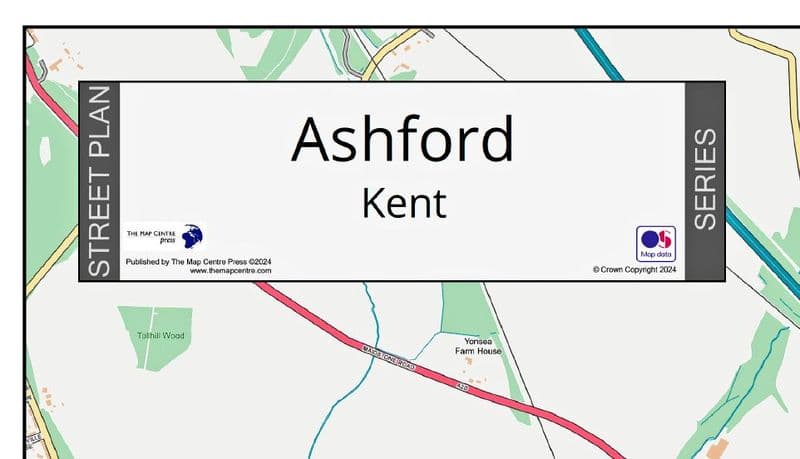 Ashford Street Map - 2024