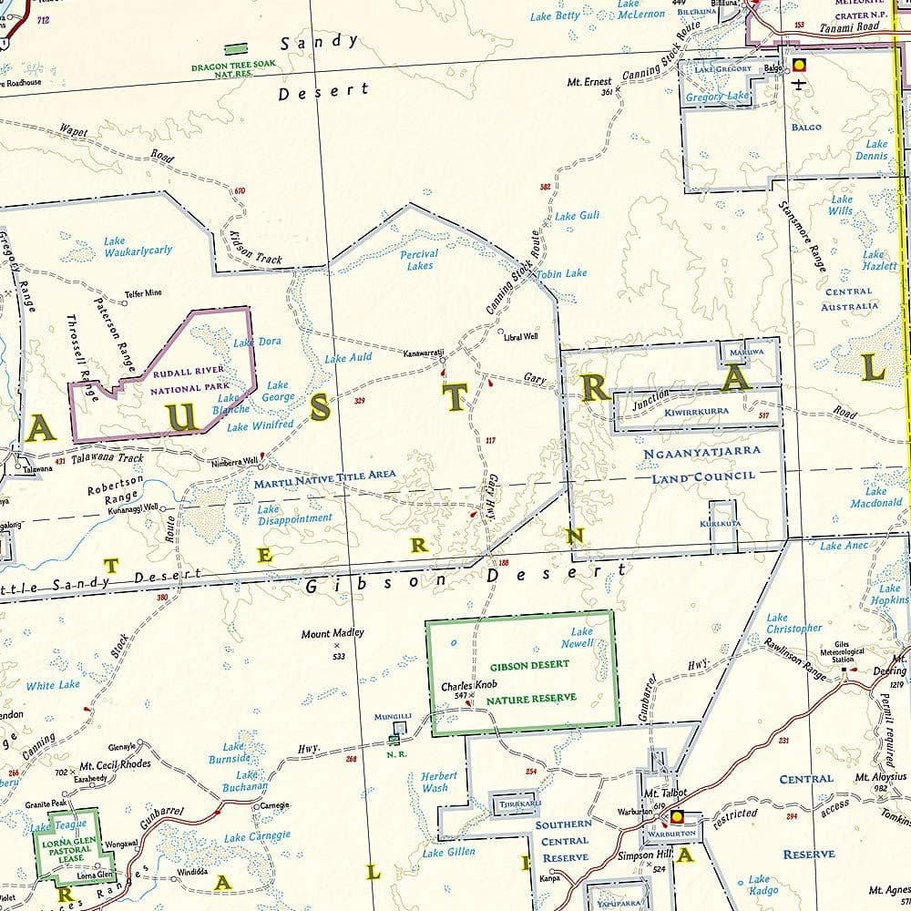 Australia Adventure Map - National Geographic