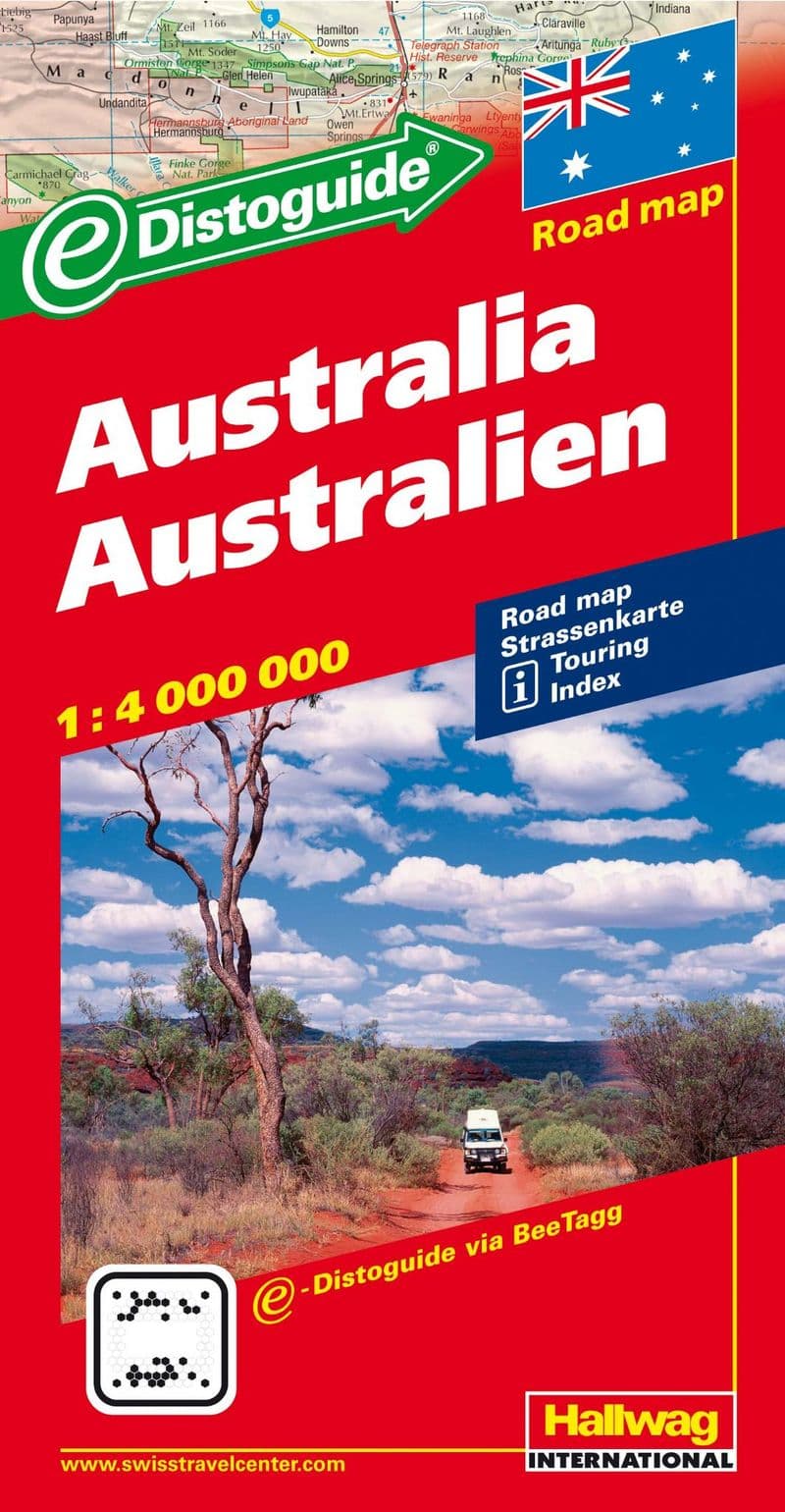 Australia Driving Map - Hallwag