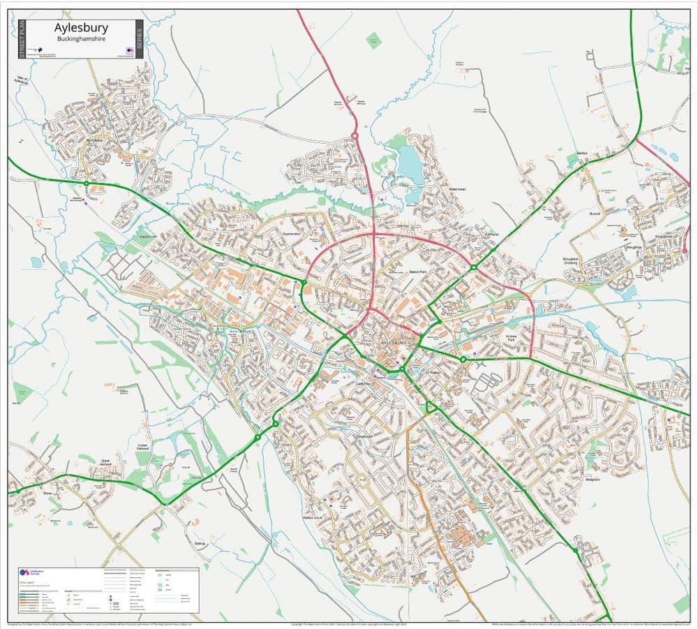 Aylesbury Street Map - 2024