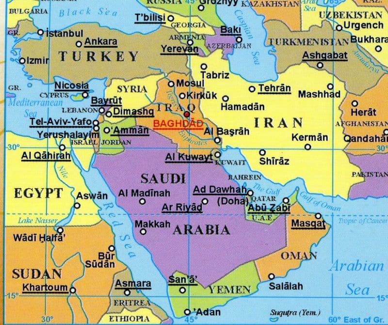 Baghdad City Map 1 25 000 - Gizi