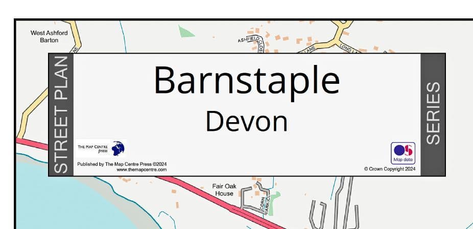 Barnstaple Street Map - 2024