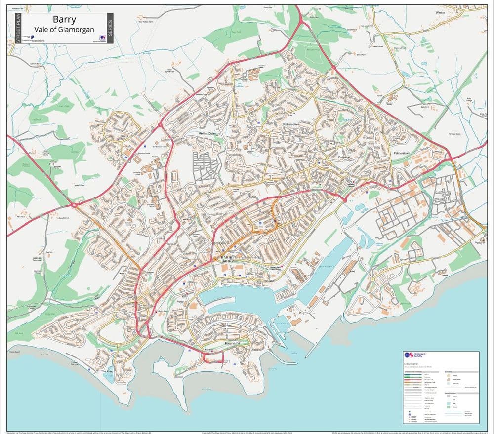 Barry Street Map - 2024