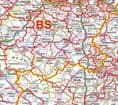 Bath Ba Postcode Sector Wall Map
