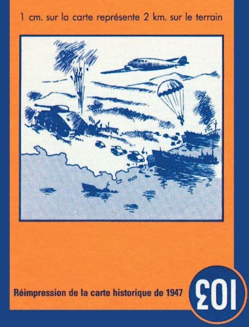 Battle of Provence - Michelin Historical Map 103