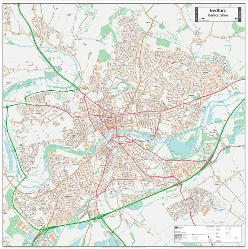 Bedford Street Map - 2024