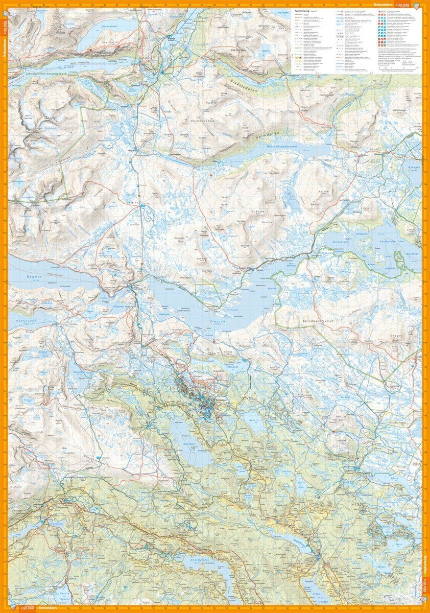 Beitostølen & Filefjell - Hiking Map - Calazo BD 020