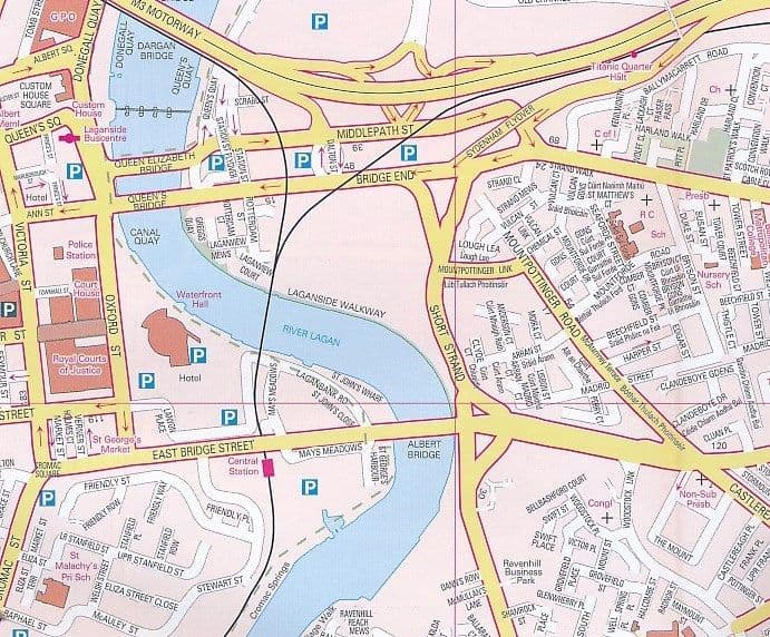 Belfast Street Map - Ordnance Survey Northern Ireland