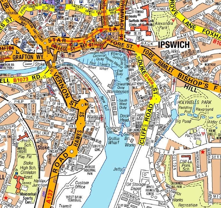 Bespoke A - Z Street Map