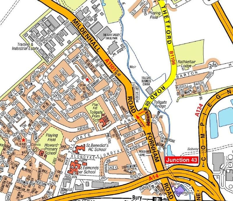 Bespoke A - Z Street Map