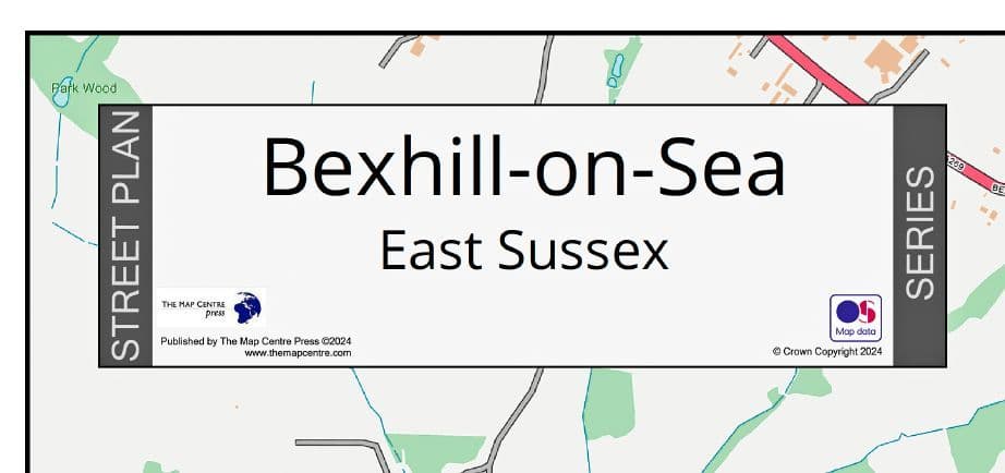 Bexhill on Sea Street Map - 2024